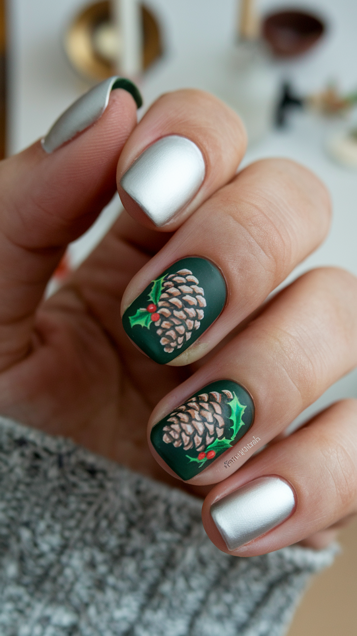 35 Festive Christmas Nail Art Ideas to Get You in the Holiday Spirit ...