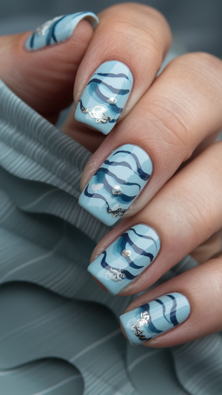 35 Stunning Blue Nail Art Designs for Your Next Manicure: Inspiring ...