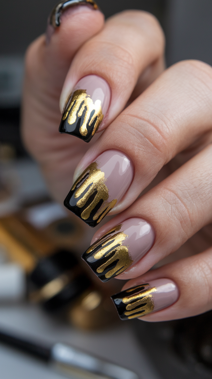 35 Stunning Gold Nail Art Ideas for Every Occasion