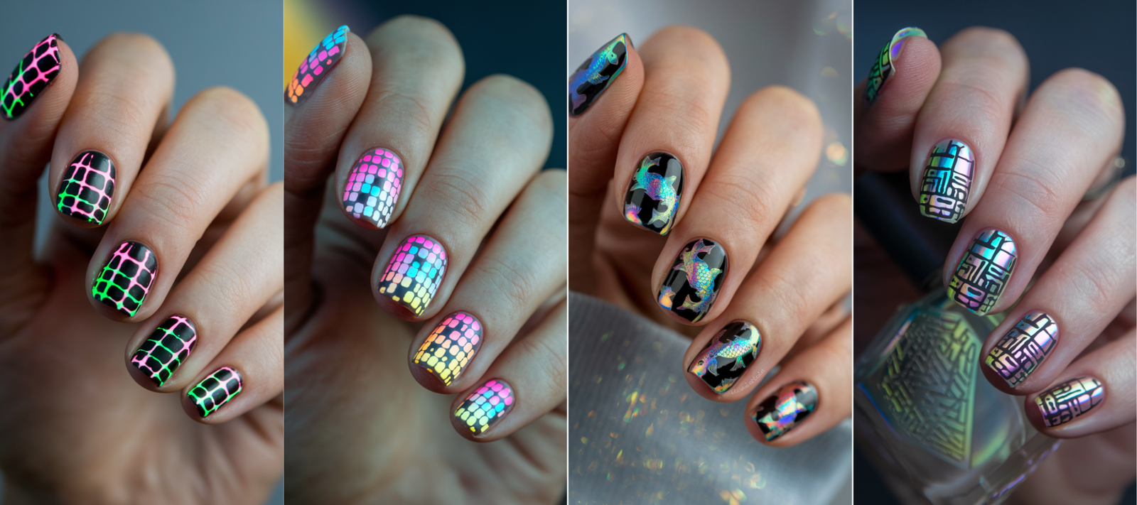 35 Cyberpunk Nail Art Designs To Inspire Futuristic Fashion ...