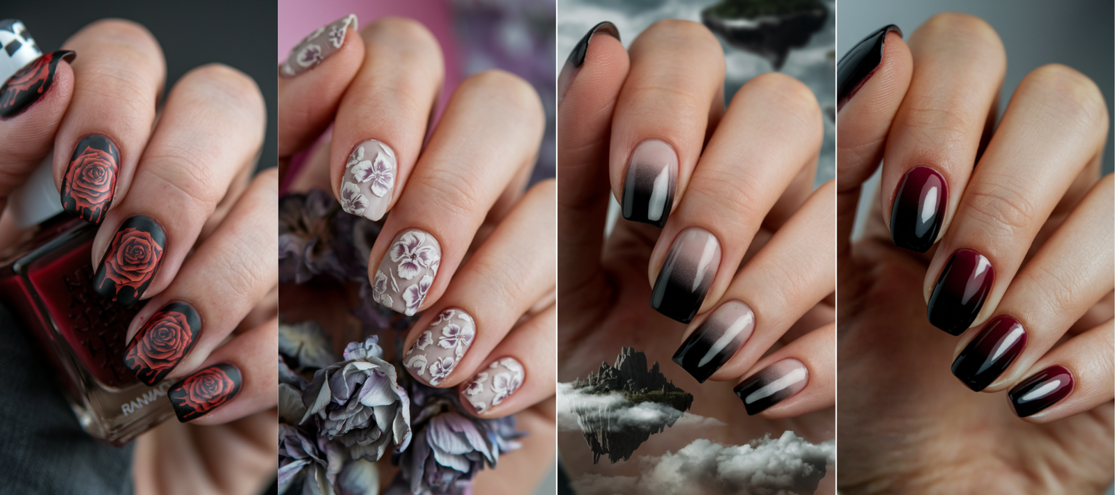 30 Gothic Beauty Nail Art Designs to Inspire Your Next Look ...