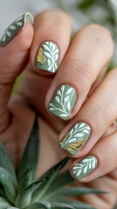 35 Green Nail Art Designs To Inspire Girls With Stylish Green Nails ...