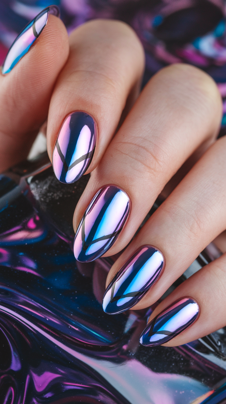 35 Stunning Chrome Nail Art Designs to Inspire Your Next Manicure in ...