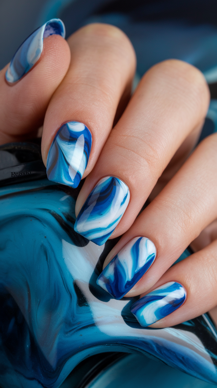35 Stunning Blue Nail Art Designs to Inspire Your Next Manicure: From ...
