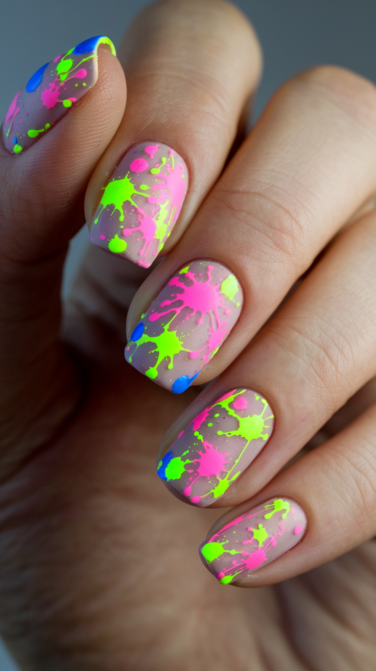 Top 35 Neon Nail Designs to Try in 2024 - nailosphere.com