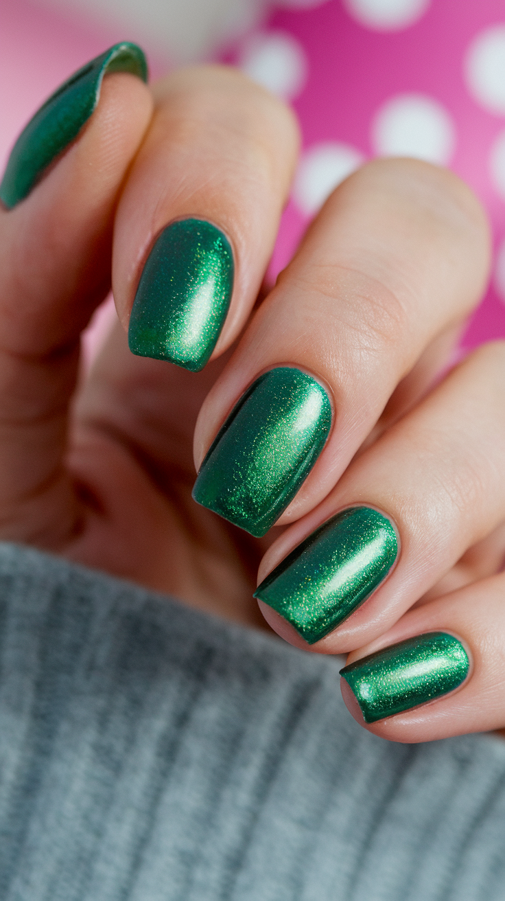 35 Green Nail Art Designs To Inspire Girls With Stylish Green Nails ...