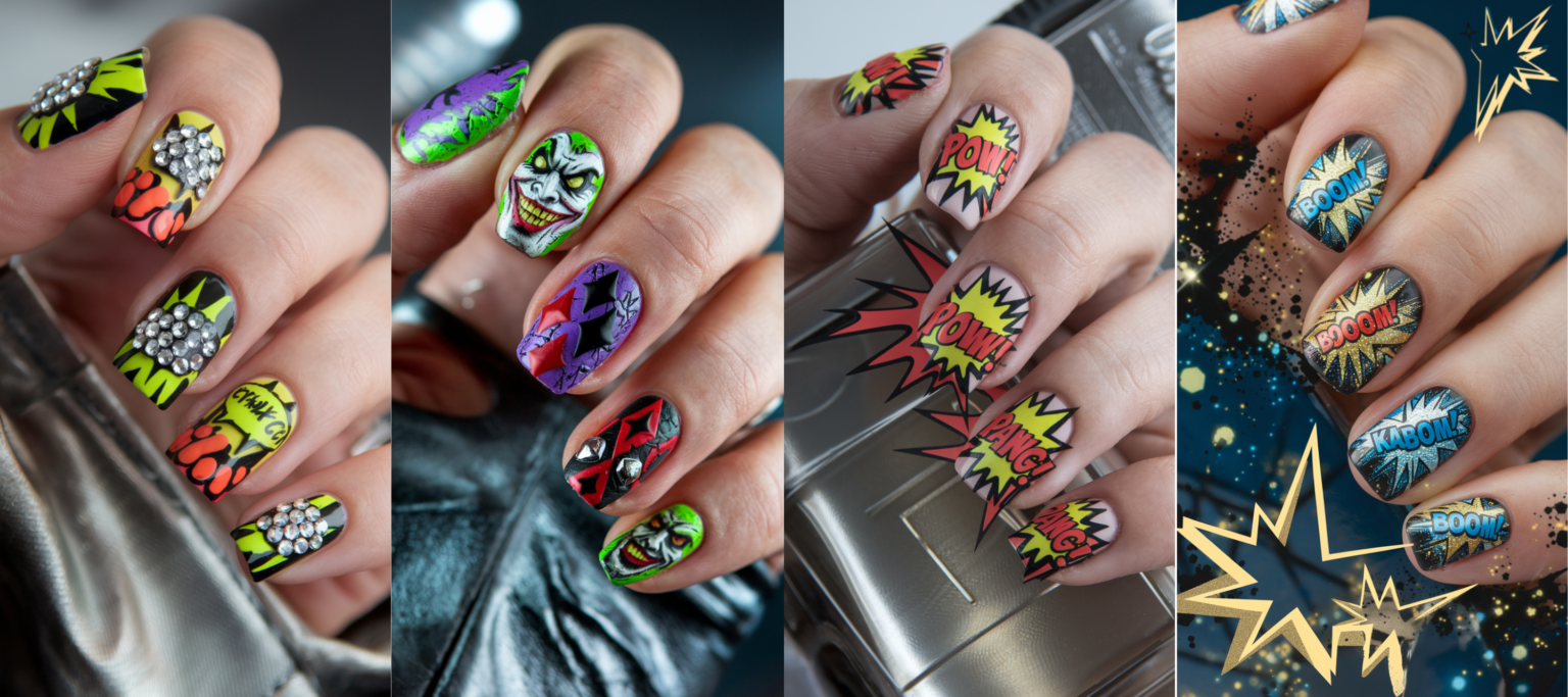 The Ultimate Guide To Comic Book Nail Art Designs: Creative Ideas For ...