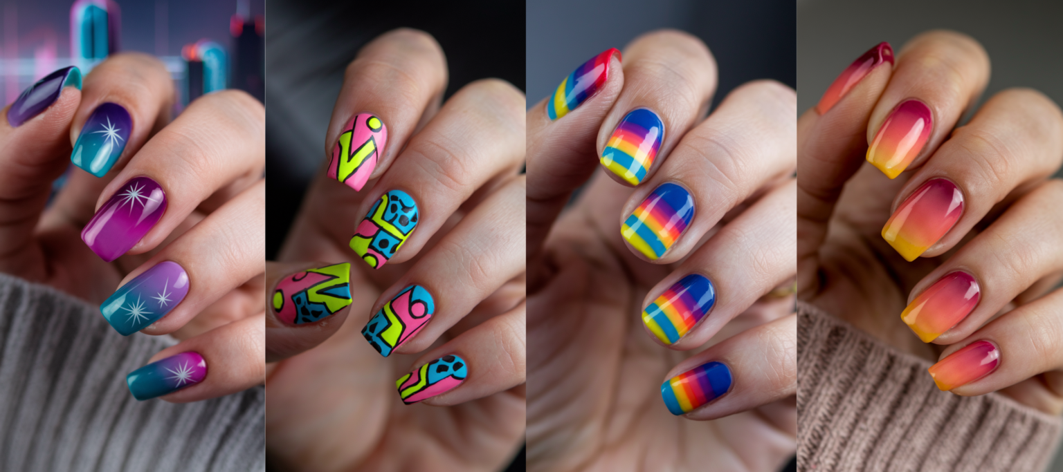 35 Retro Funky Nail Art Designs To Inspire Your Next Manicure ...