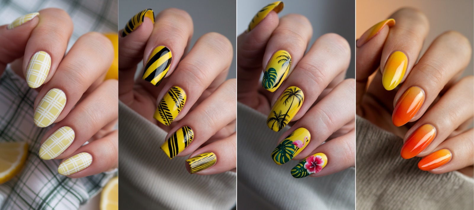 Stunning Yellow Nail Art Designs to Brighten Your Style - nailosphere.com