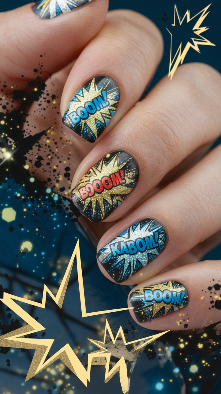 The Ultimate Guide To Comic Book Nail Art Designs: Creative Ideas For ...