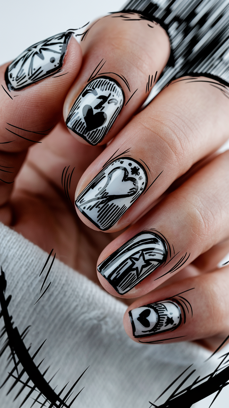 The Ultimate Guide To Comic Book Nail Art Designs: Creative Ideas For ...