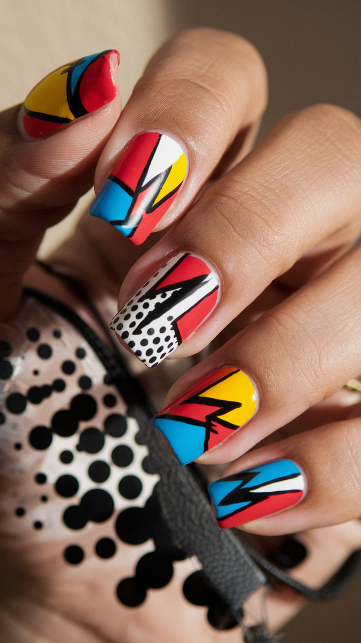 The Ultimate Guide To Comic Book Nail Art Designs: Creative Ideas For ...
