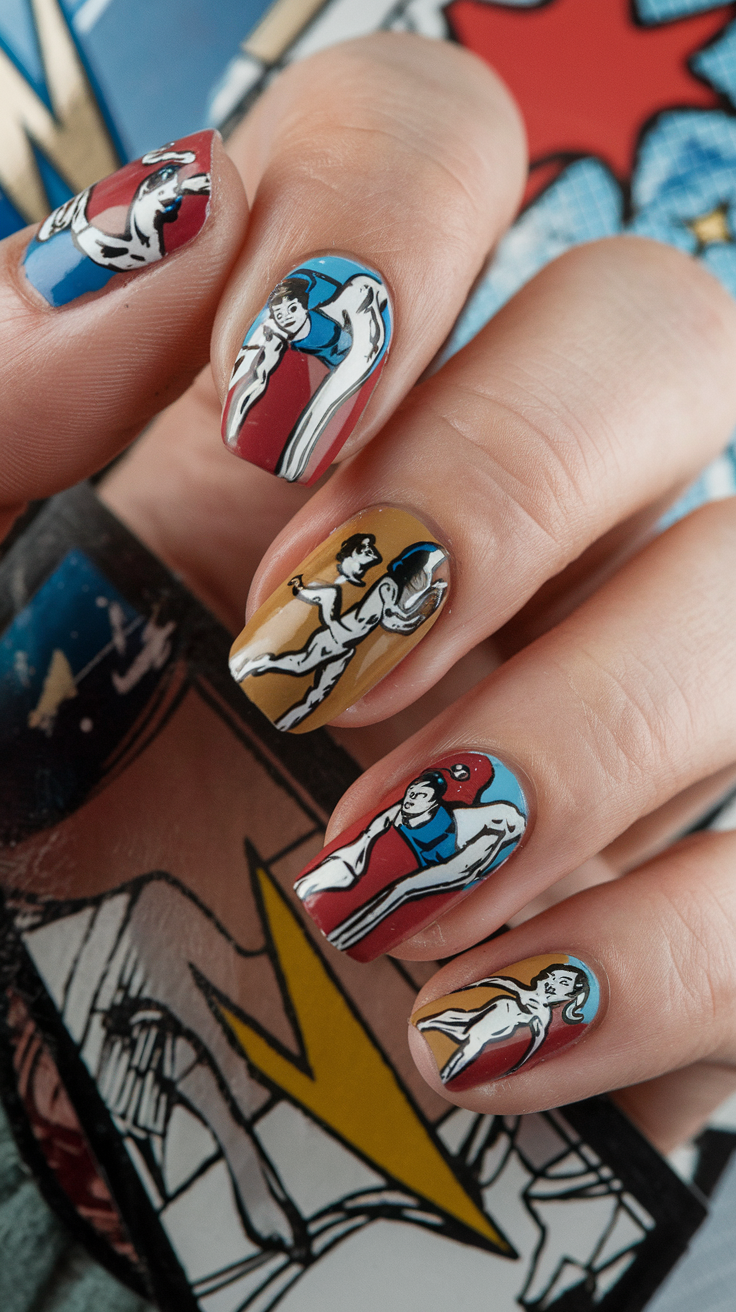 The Ultimate Guide To Comic Book Nail Art Designs: Creative Ideas For ...