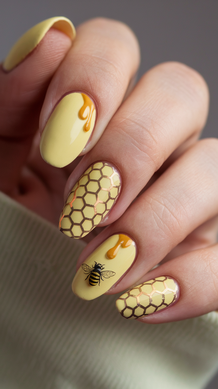 Stunning Yellow Nail Art Designs to Brighten Your Style - nailosphere.com