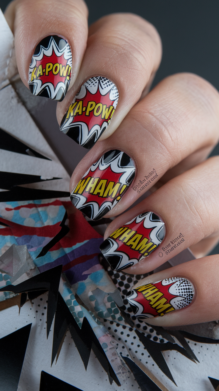 The Ultimate Guide To Comic Book Nail Art Designs: Creative Ideas For ...