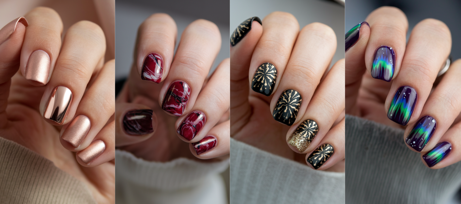 35 Stunning Nail Designs To Sparkle This January 2025: Winter Elegance ...