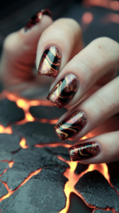 35 Glitter Bomb Nail Designs For February - nailosphere.com