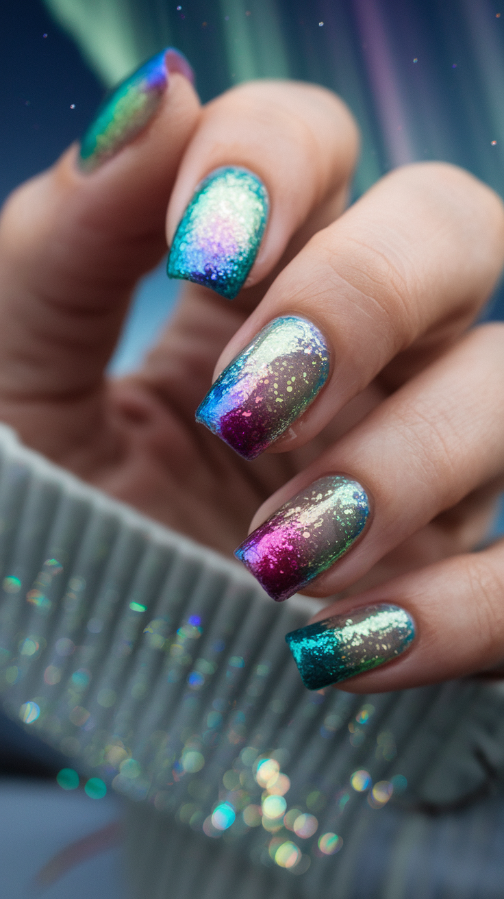 35 Glitter Bomb Nail Designs For February - nailosphere.com