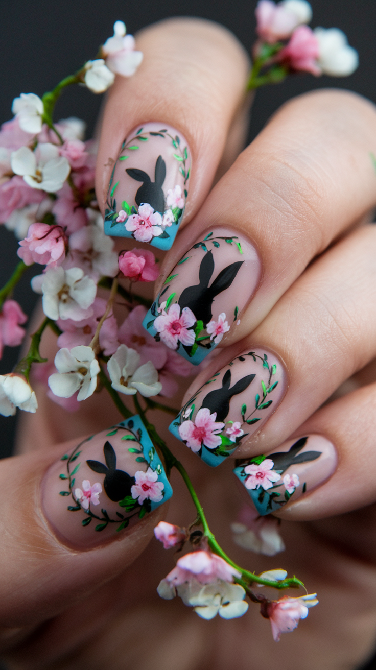 35 Nails Design For Easter - nailosphere.com