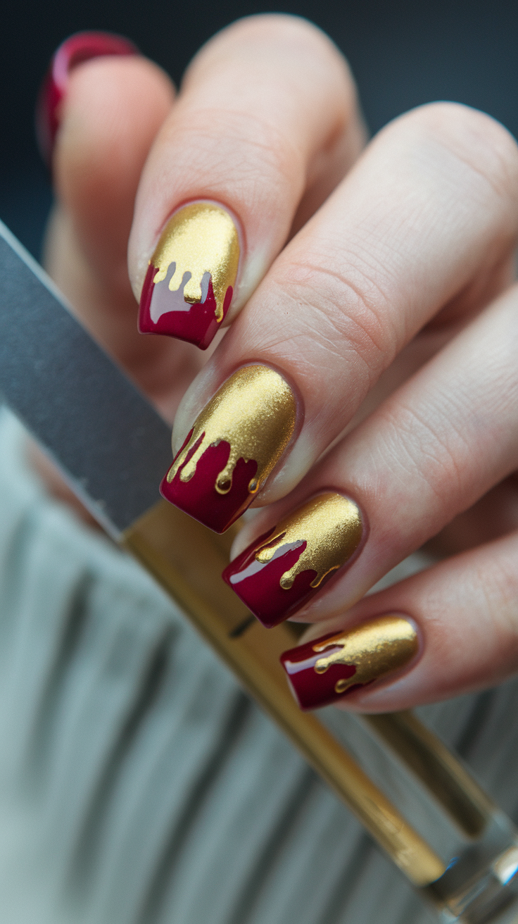35 Eye-Catching Gold Nail Designs for March 2025 - nailosphere.com